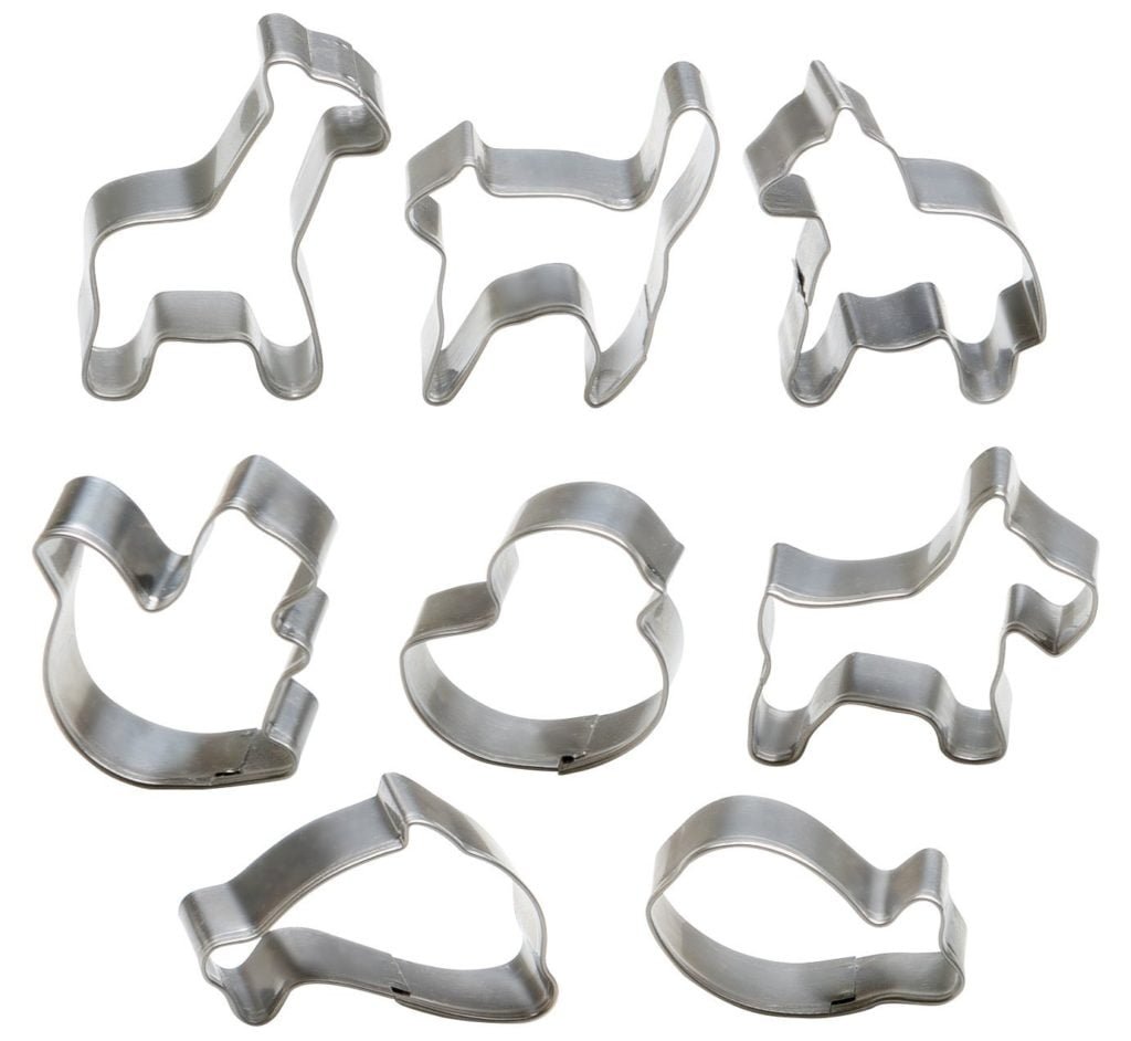 Animal Shapes Cookie Cutters - A is for Aardvark