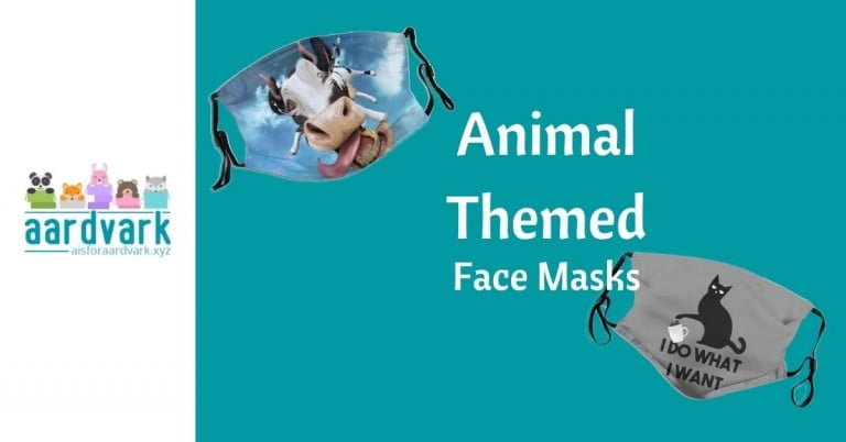 Animal-Themed Face Masks - A is for Aardvark
