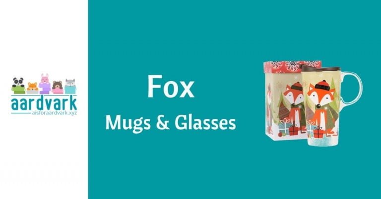 Fox Cups and Mugs - A is for Aardvark